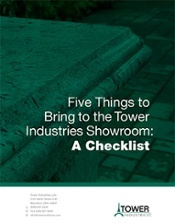Tower Industries | 5 Things to Bring to the Showroom